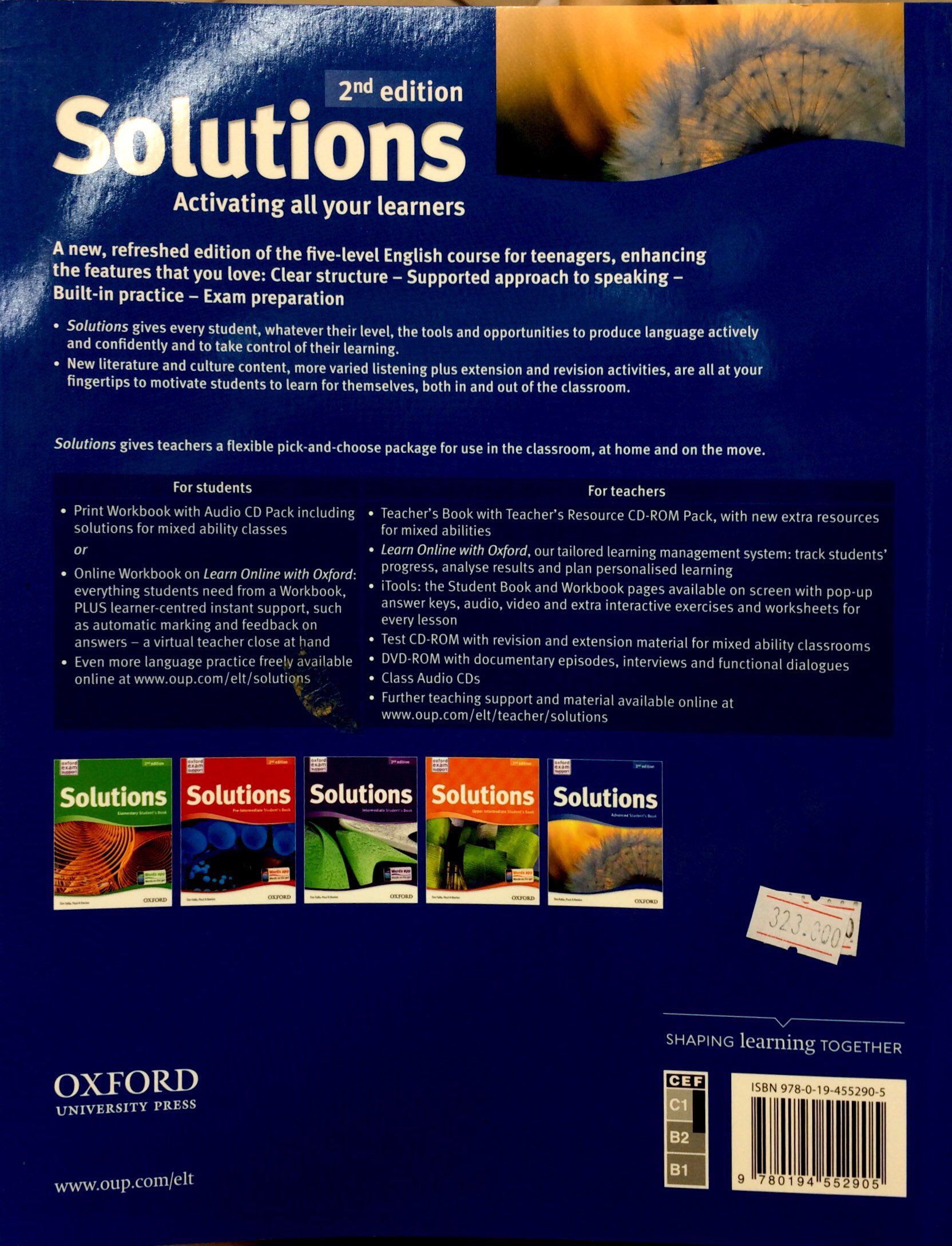 Solutions Advanced Student’s Book 2Ed - FAHASA.COM