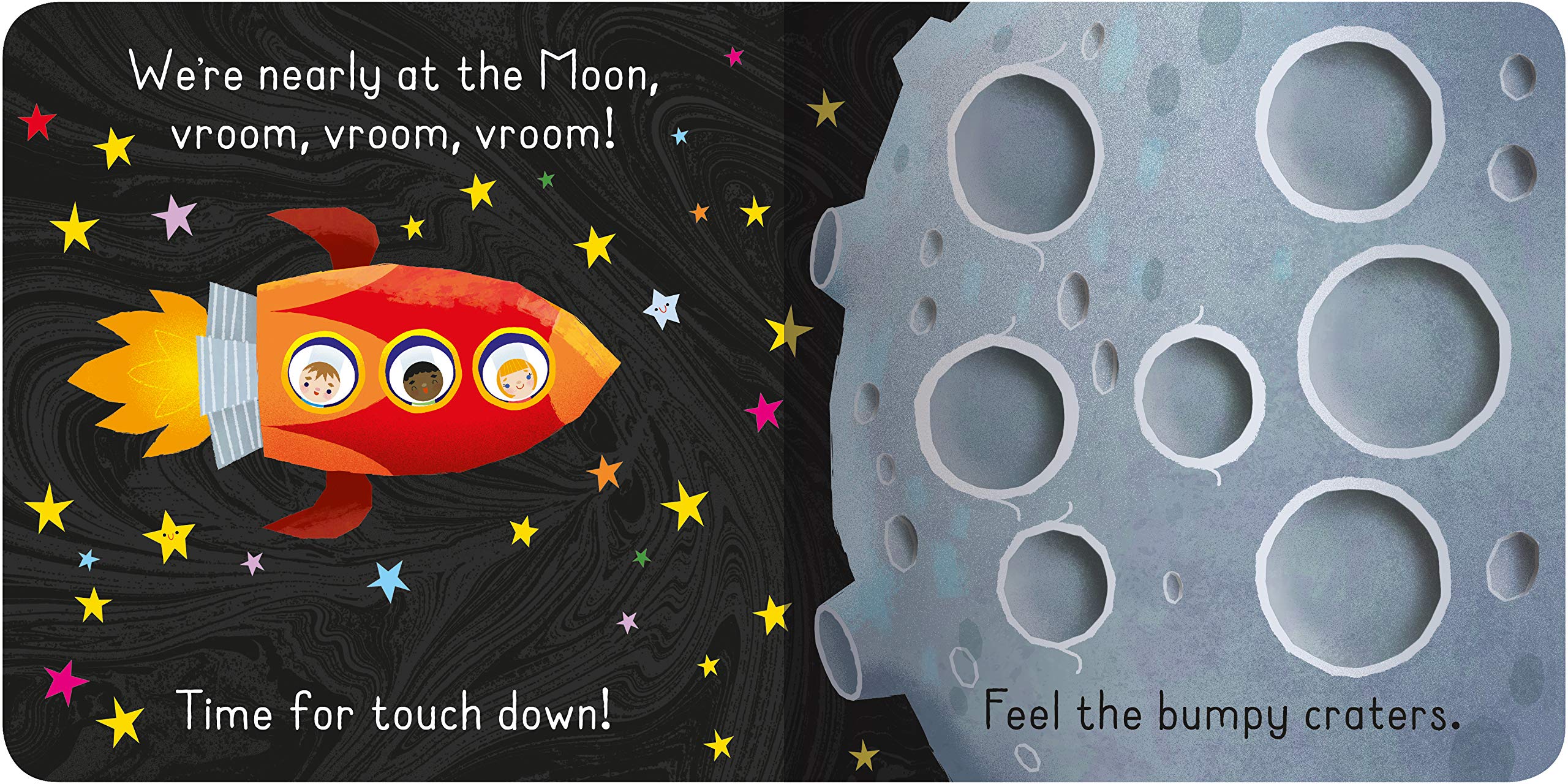 Space Baby: Zoom To The Moon! : A First Shiny Space Adventure Book