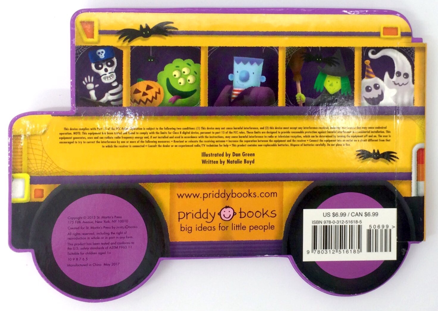 Spooky Bus: With a Creepy Halloween Sound (Shaped Board Books) - FAHASA.COM