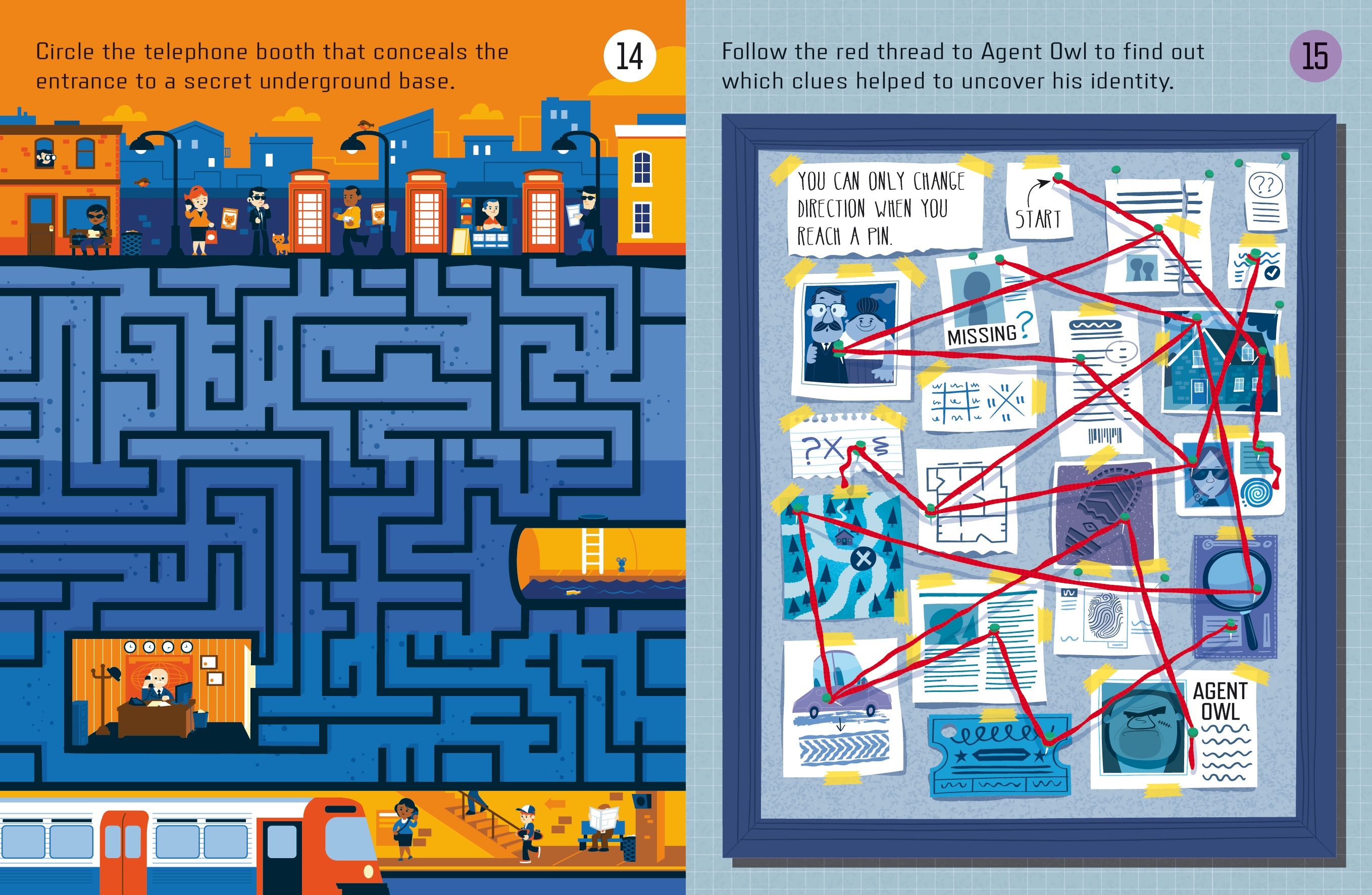Spy Maze Puzzles (Usborne Minis)