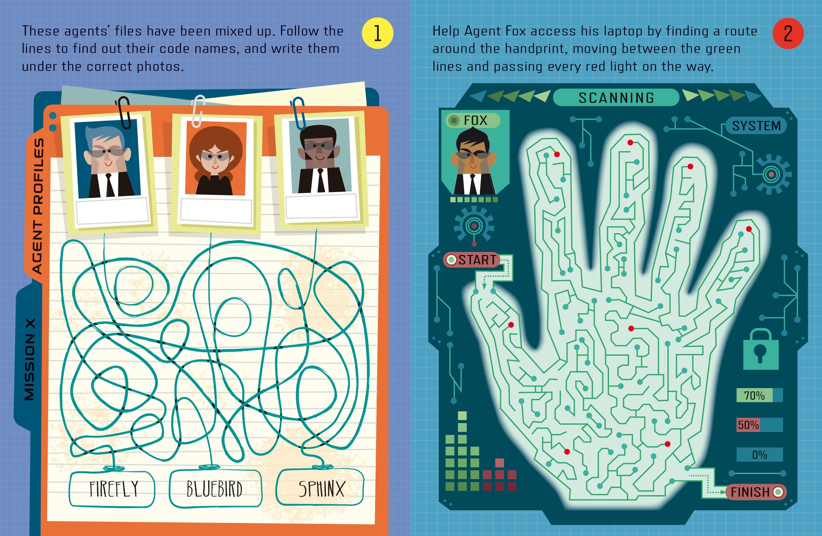 Spy Maze Puzzles (Usborne Minis)