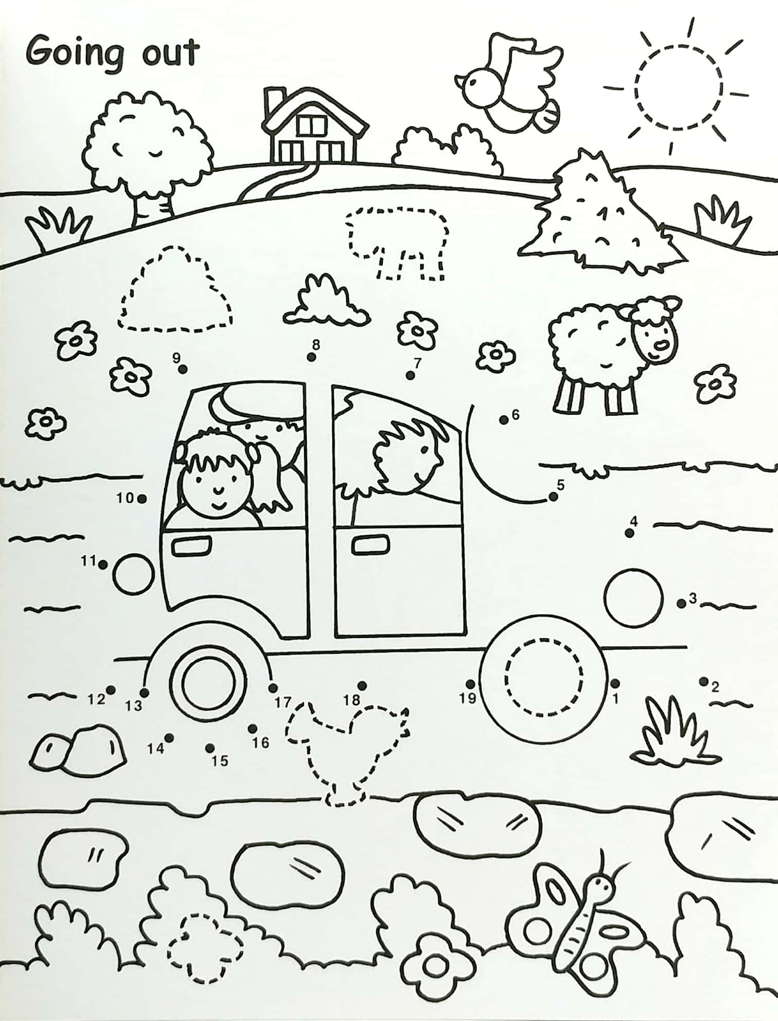 Sticker And Colour Fun Dot To Dot: Best Friends - FAHASA.COM