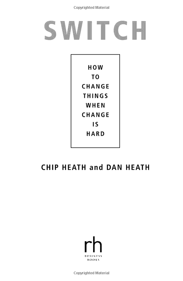 Switch: How to Change Things When Change is Hard - FAHASA.COM