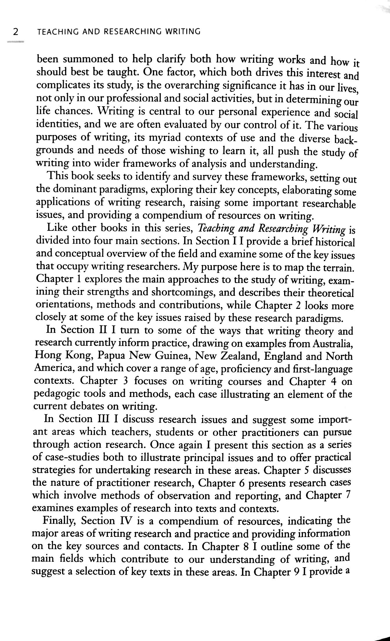 Teaching And Researching: Writing