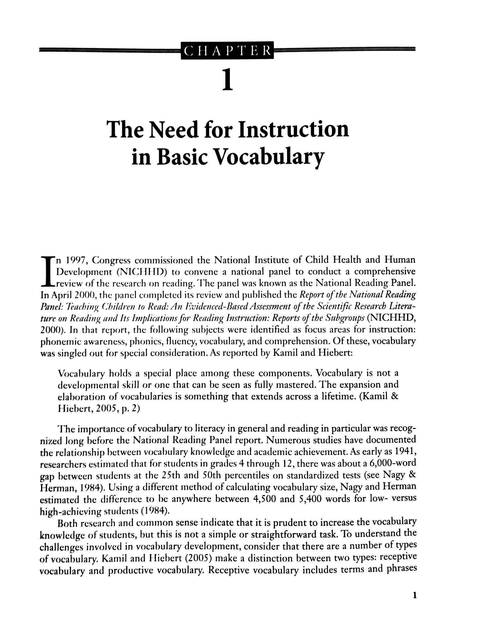 Teaching Basic And Advanced Vocabulary