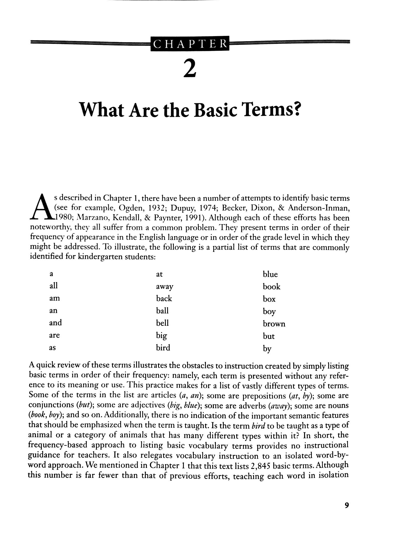 Teaching Basic And Advanced Vocabulary
