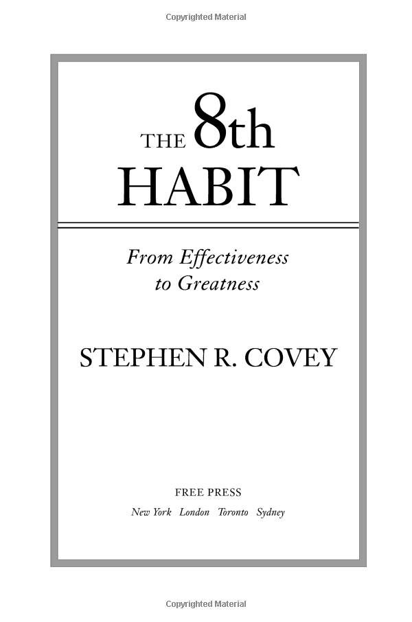 The 8th Habit - FAHASA.COM