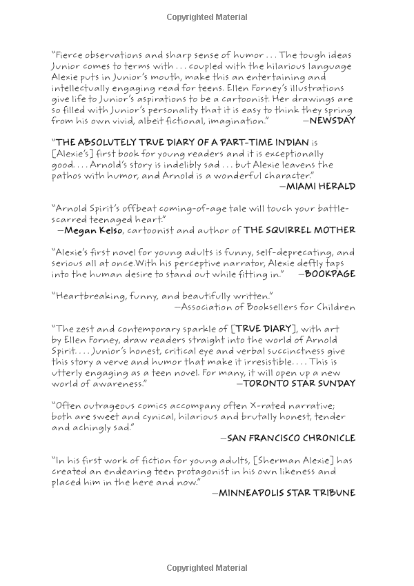 The Absolutely True Diary of a Part-Time Indian