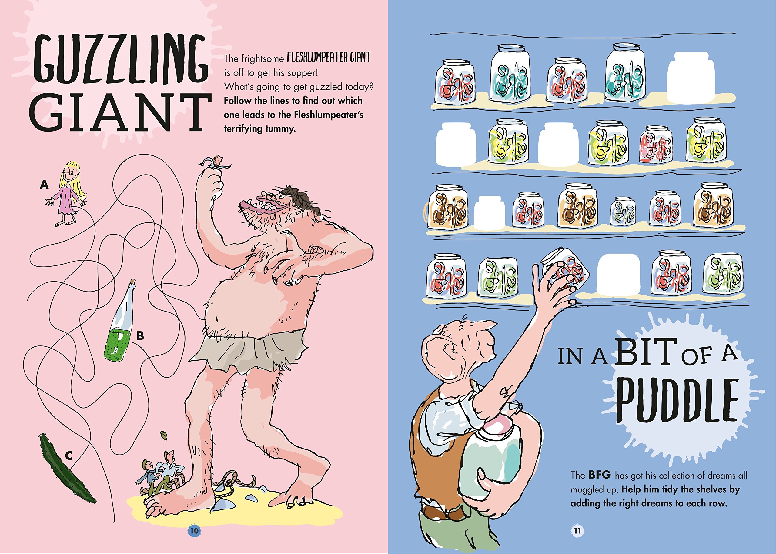 The BFG's Gloriumptious Sticker Activity Book - FAHASA.COM