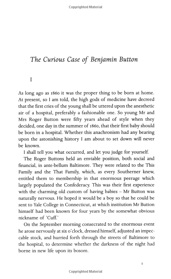 The Curious Case of Benjamin Button: and Six Other Stories - FAHASA.COM