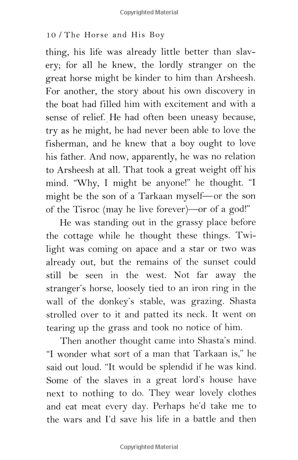 The Horse and His Boy