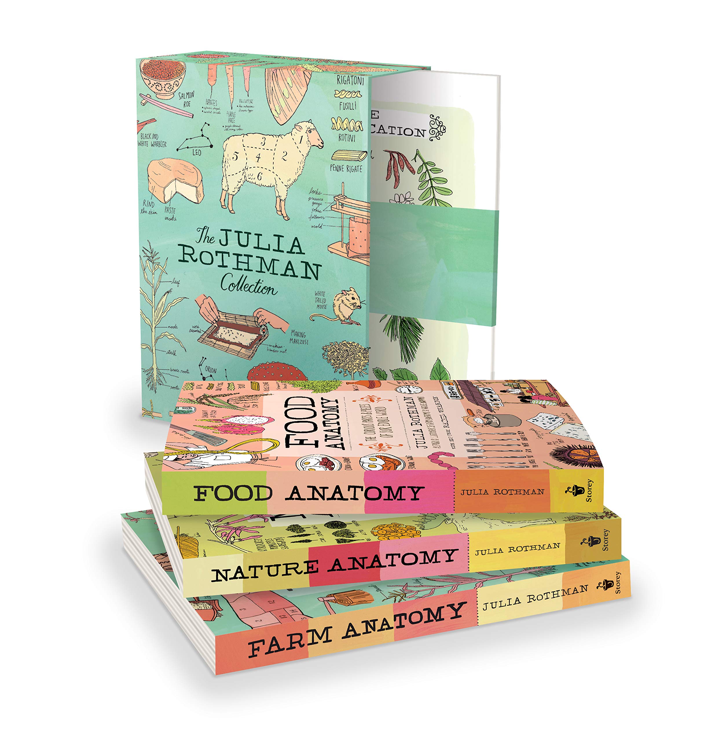 The Julia Rothman Collection: Farm Anatomy, Nature Anatomy, And Food ...