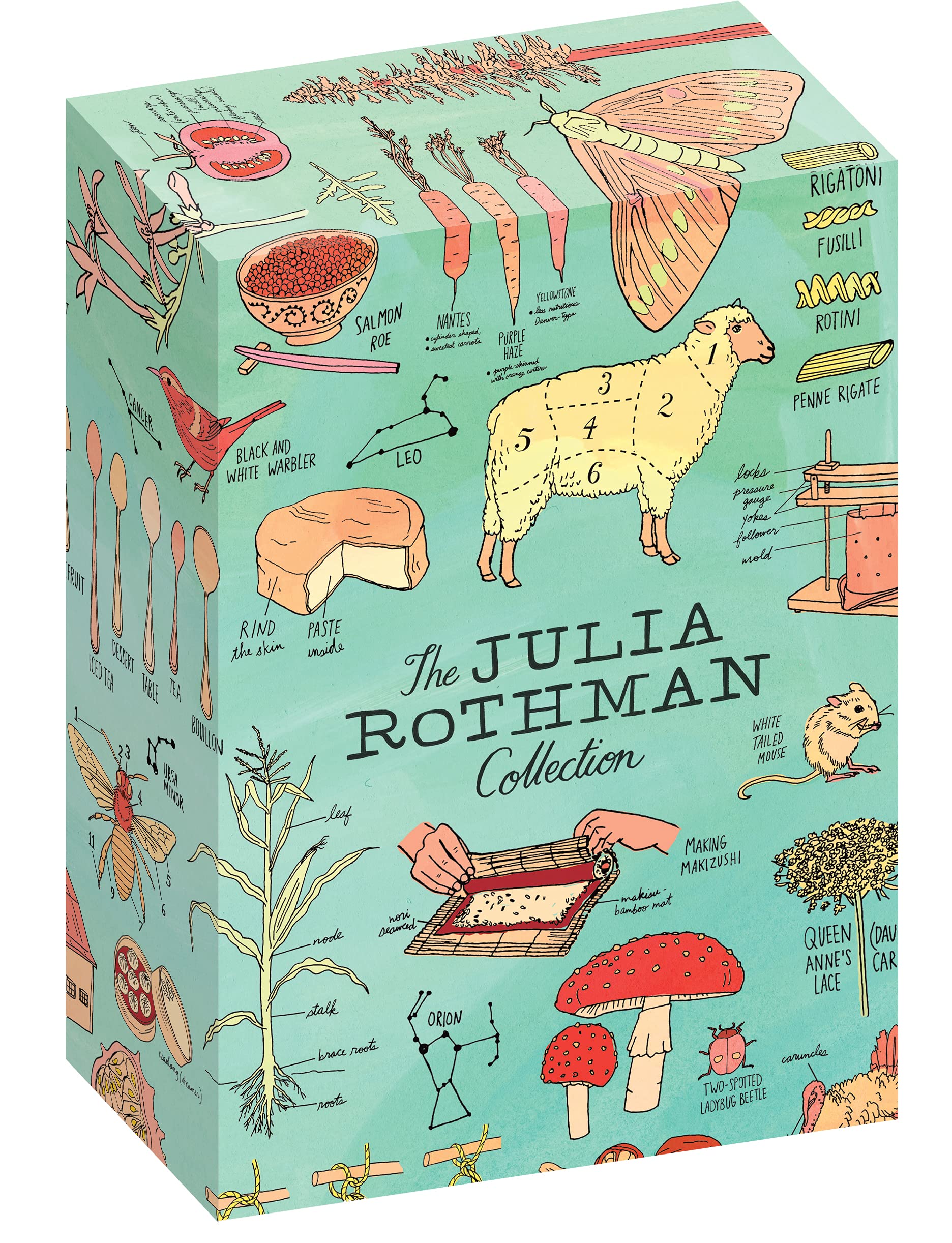 The Julia Rothman Collection: Farm Anatomy, Nature Anatomy, And Food ...