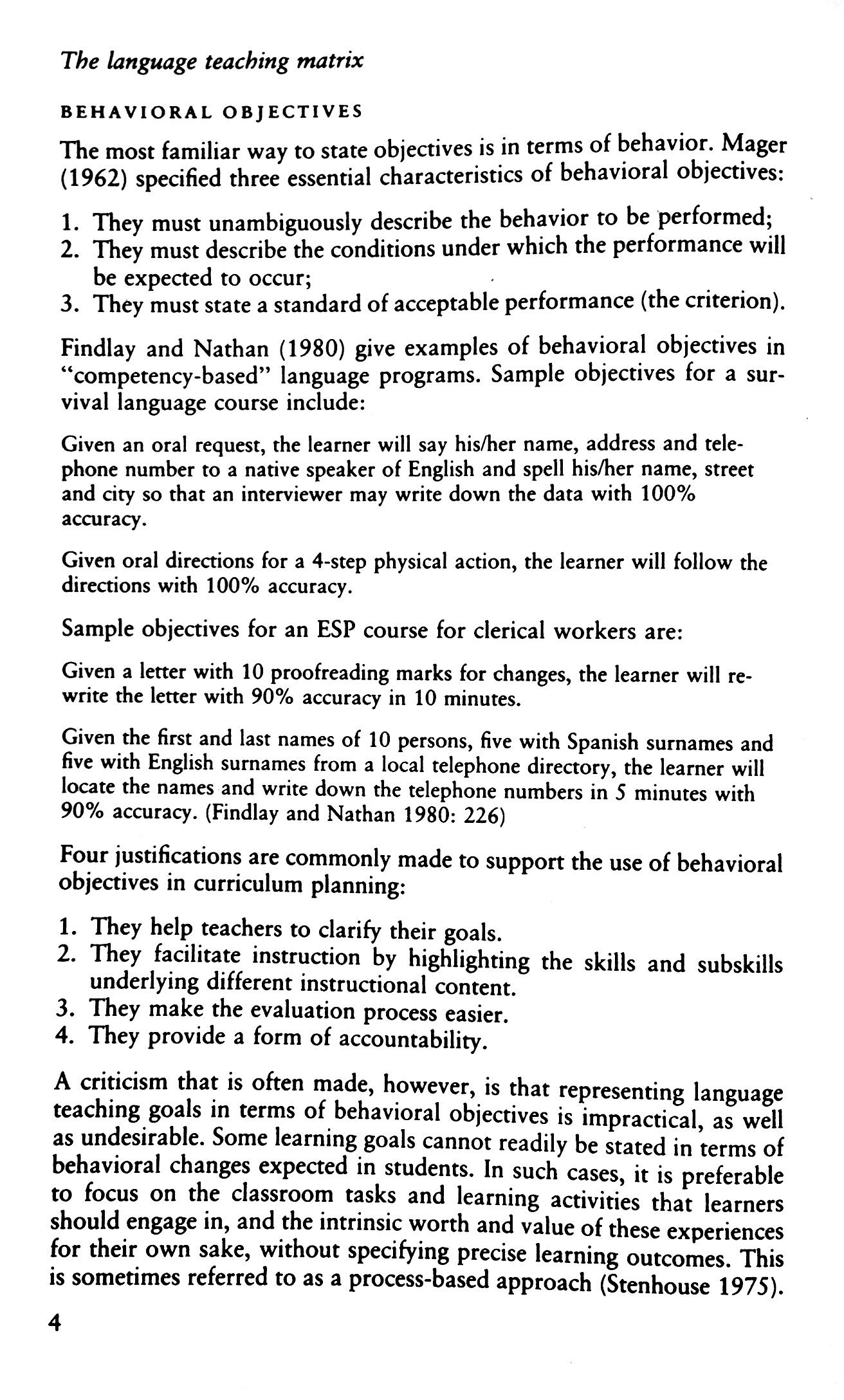 The Language Teaching Matrix