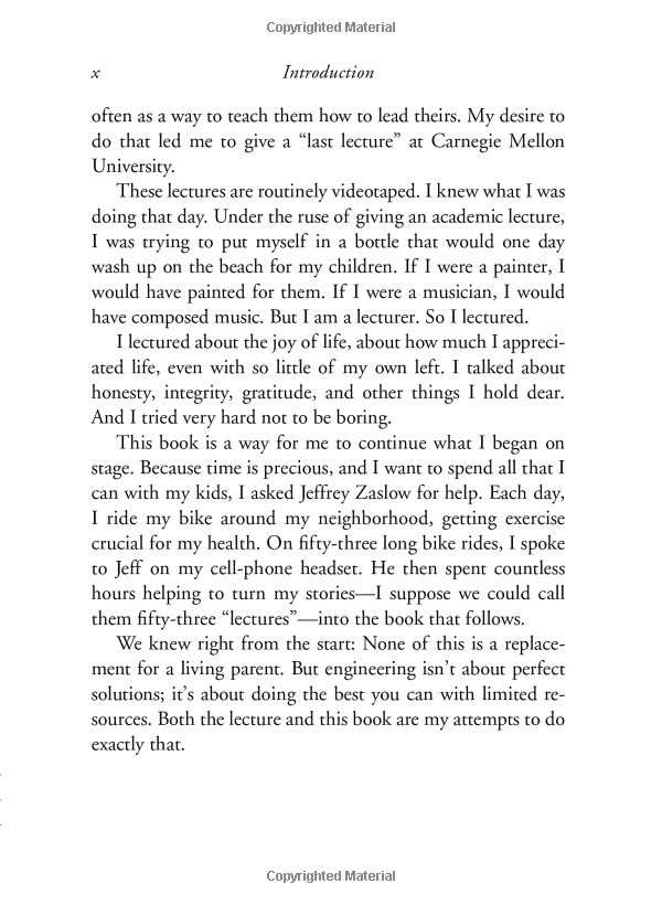 The Last Lecture - FAHASA.COM