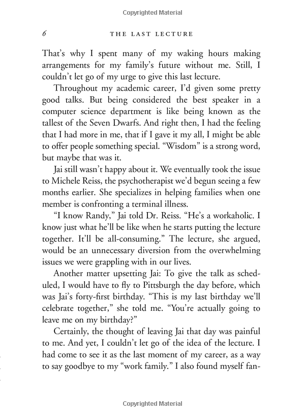 The Last Lecture - FAHASA.COM