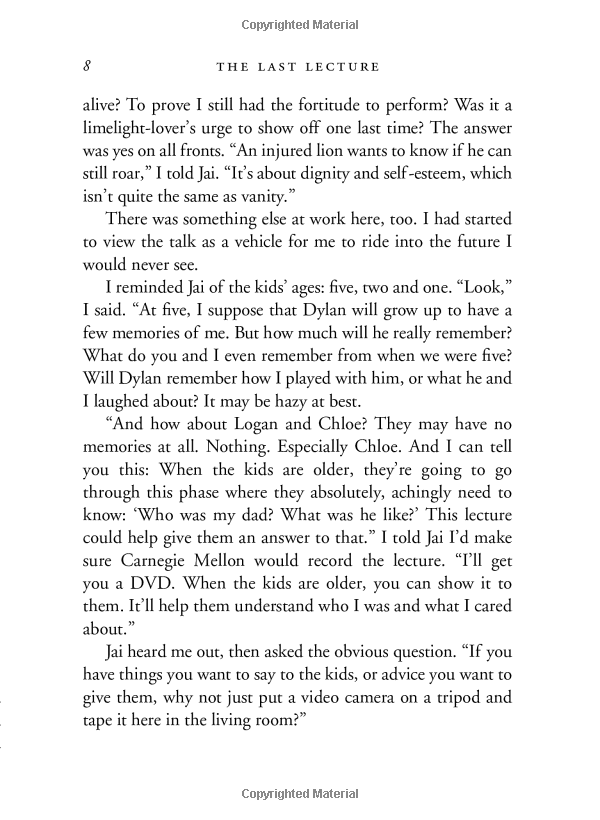 The Last Lecture - FAHASA.COM