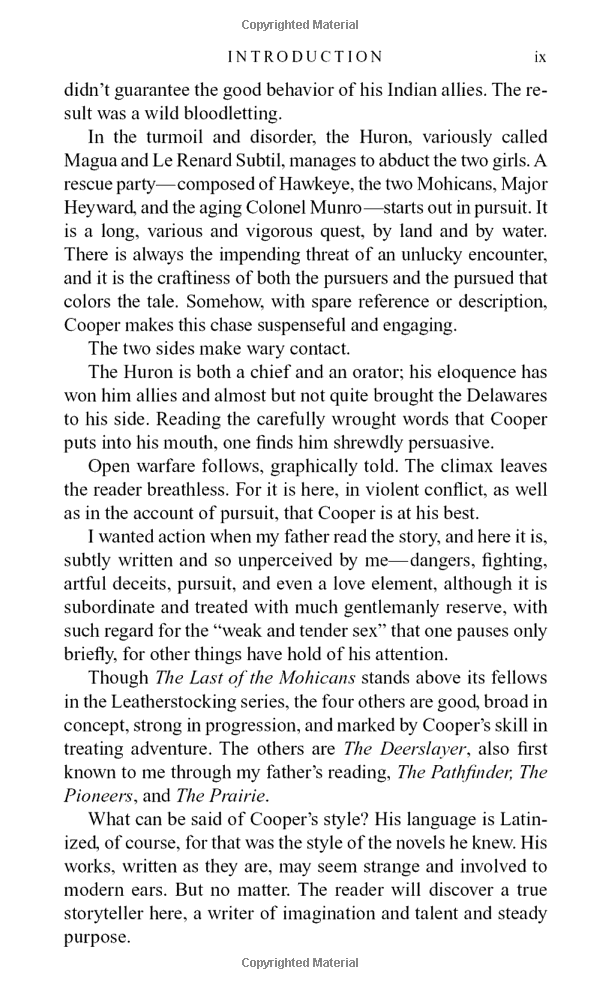 The Last of the Mohicans