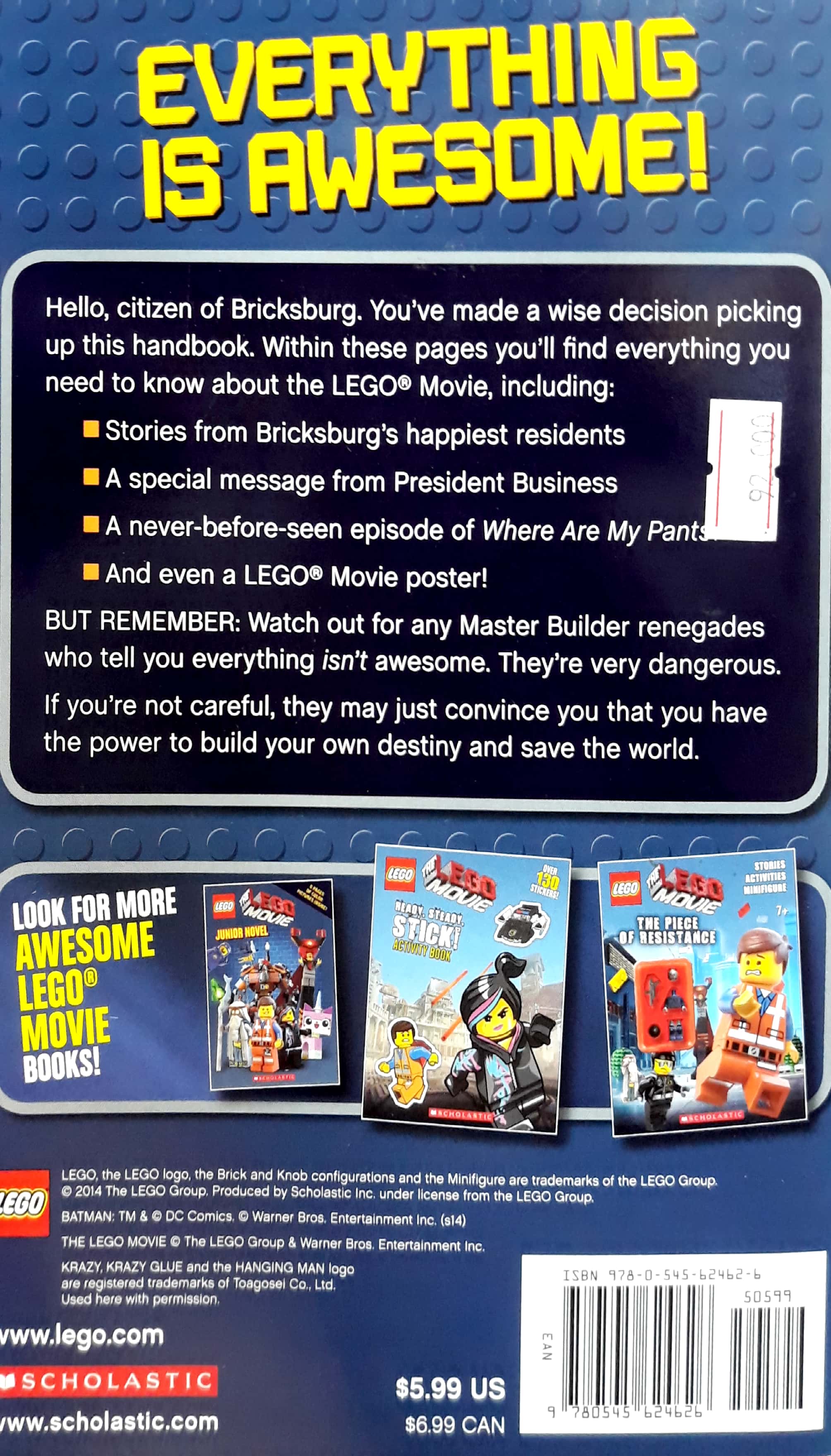 The Lego Movie: The Official Movie Handbook - FAHASA.COM