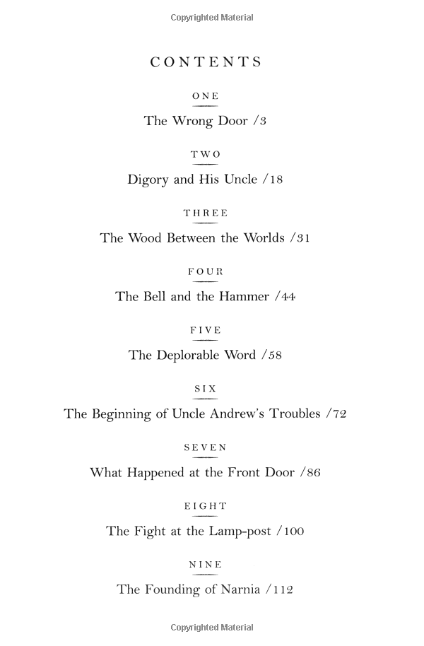 The Magician's Nephew