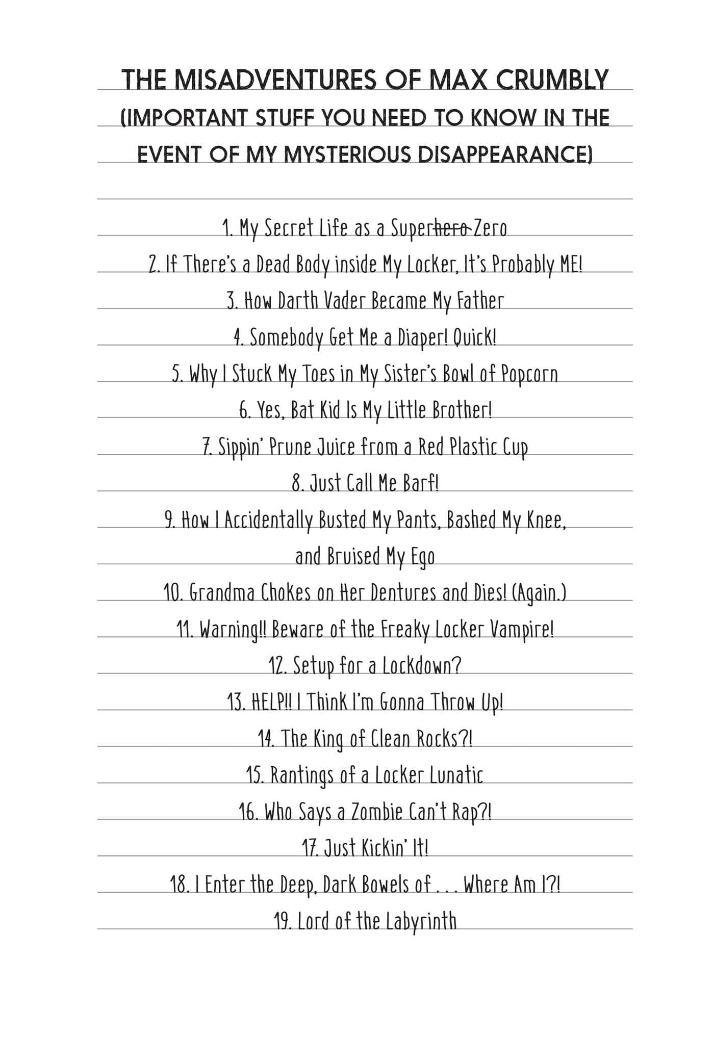 The Misadventures Of Max Crumbly 1: Locker Hero - FAHASA.COM