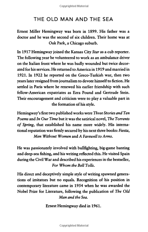 The Old Man And The Sea - FAHASA.COM