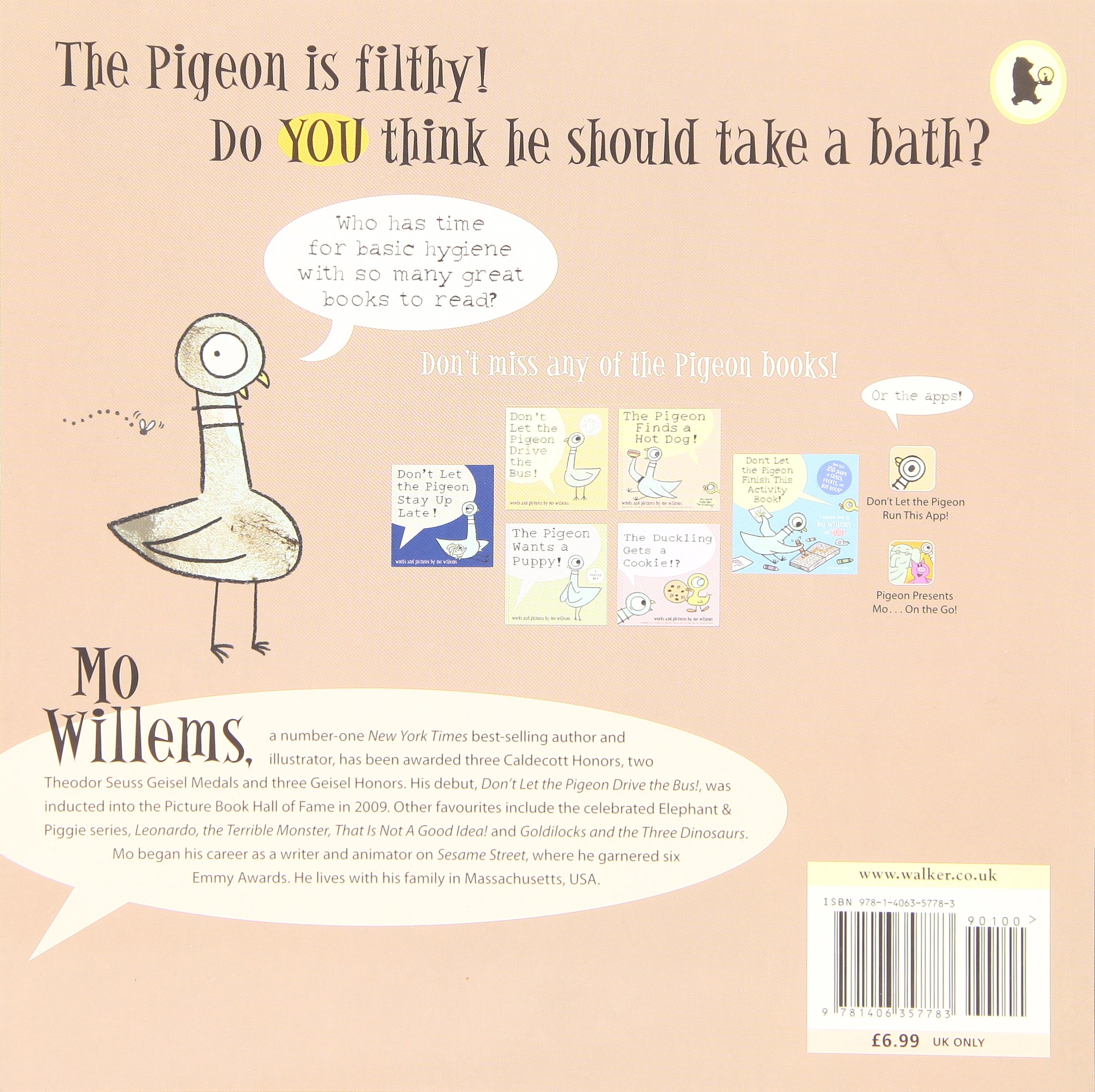 The Pigeon Needs a Bath!