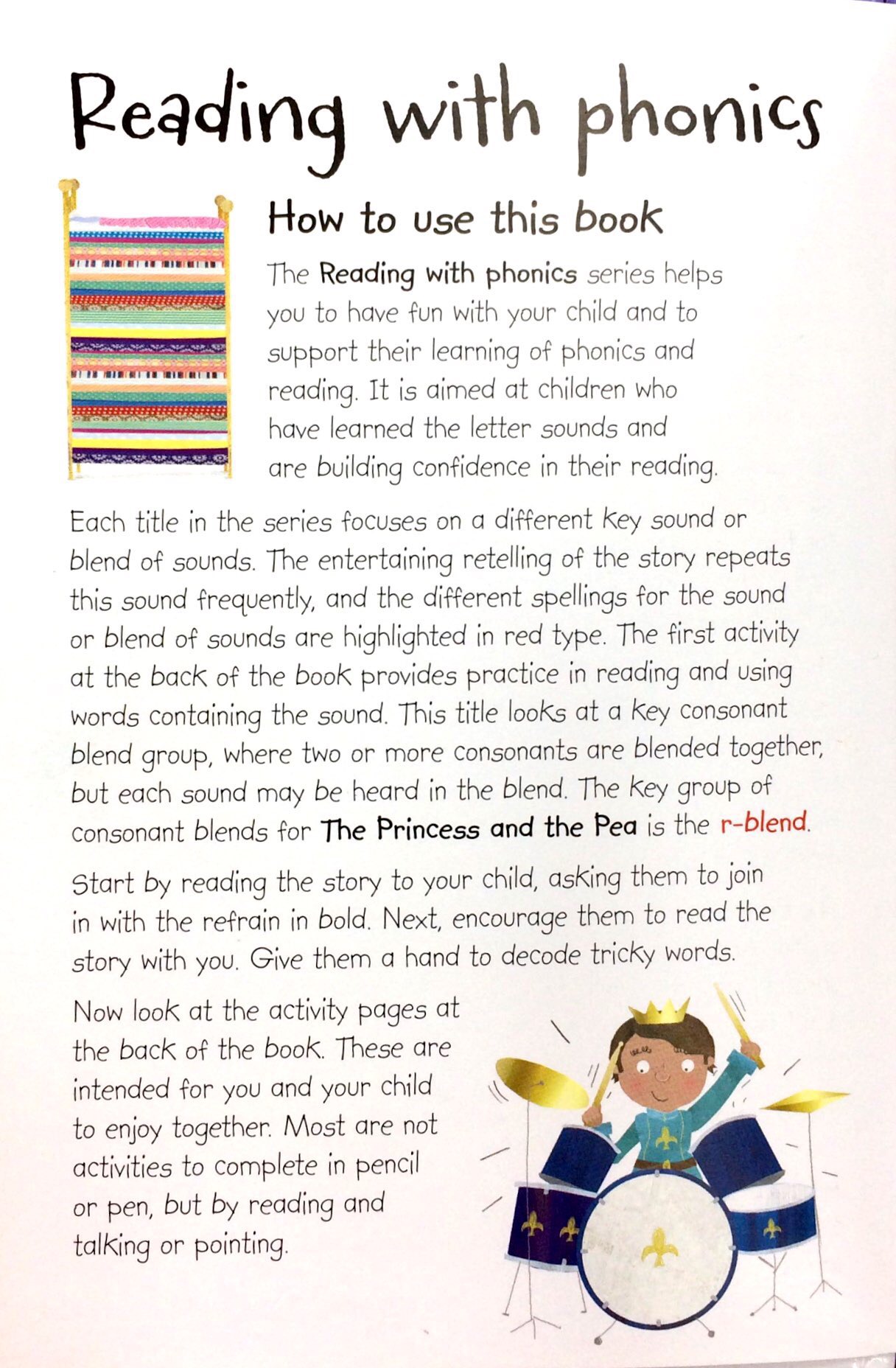 The Princess and the Pea (Reading with Phonics) Hardcover - FAHASA.COM