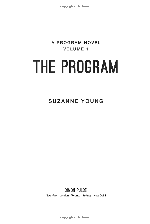 The Program, Book 1