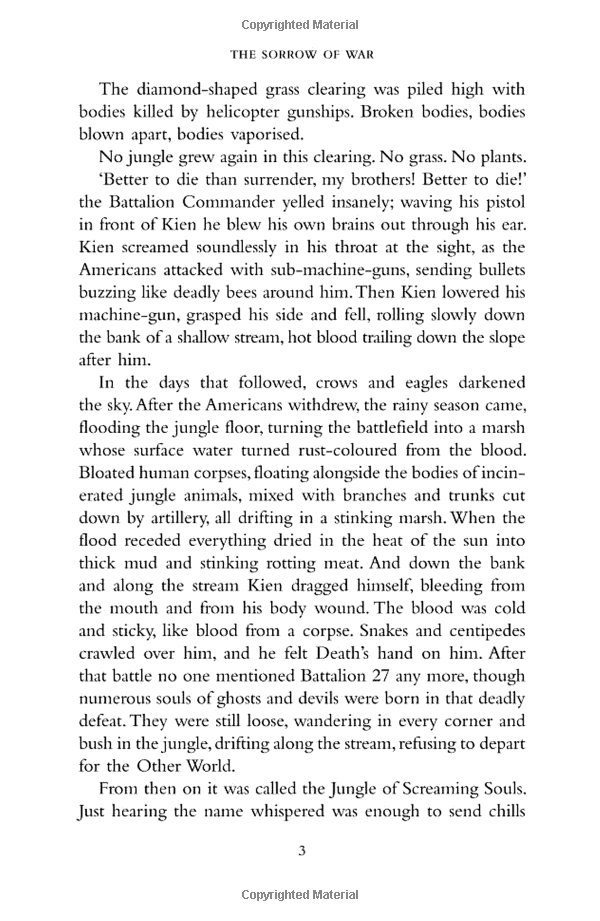 The Sorrow Of War - FAHASA.COM