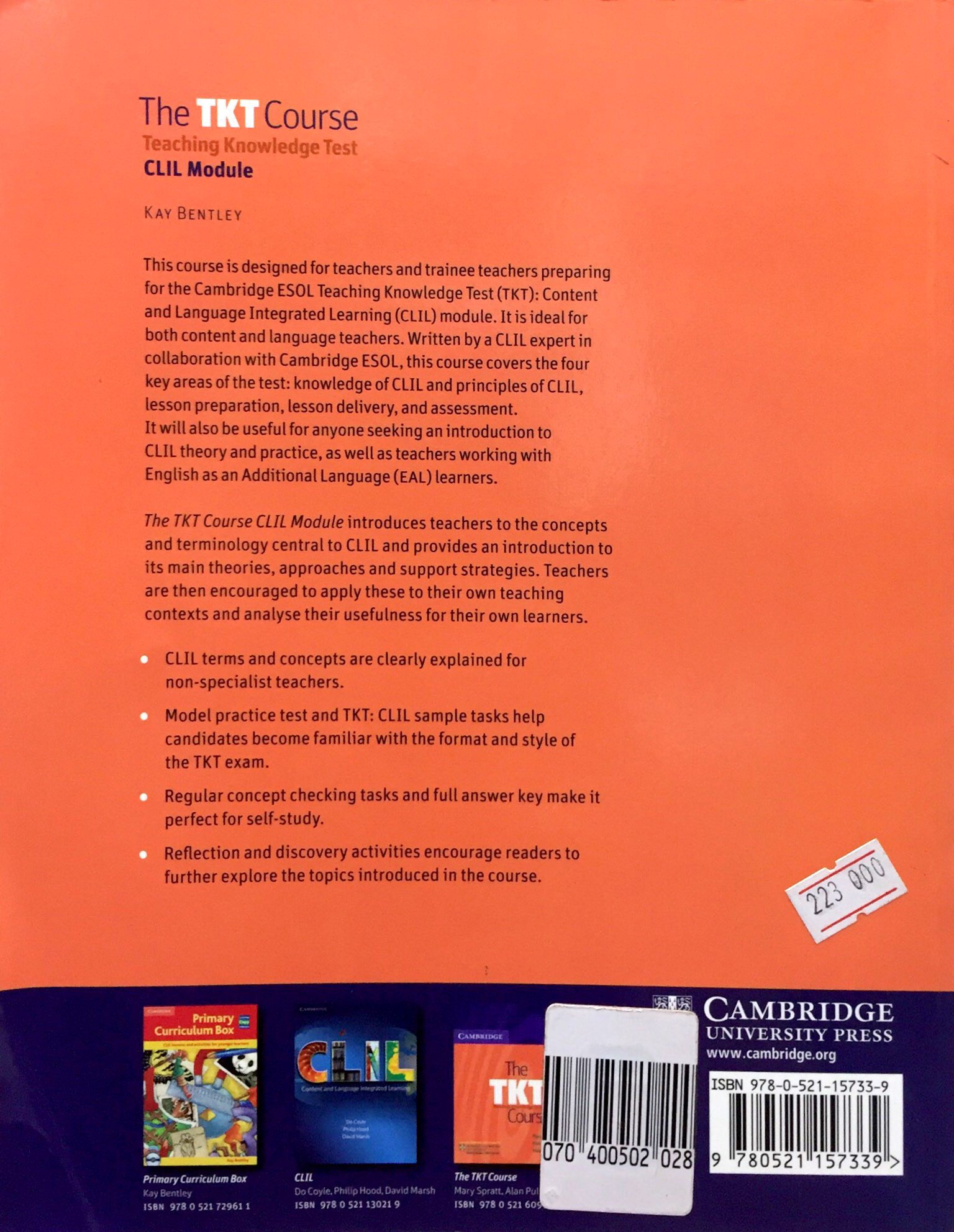 The TKT Course CLIL Module - FAHASA.COM