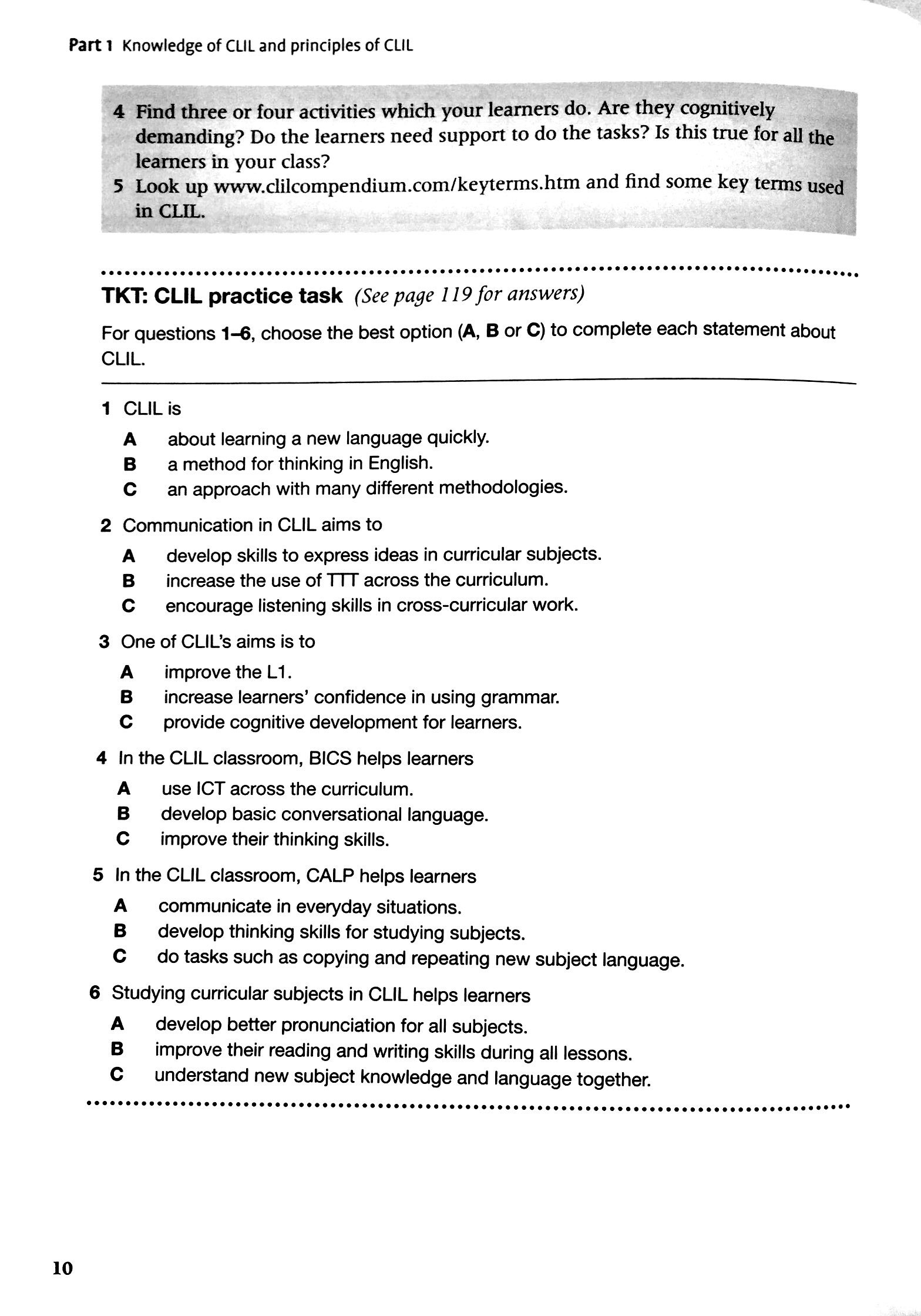 The TKT Course CLIL Module - FAHASA.COM
