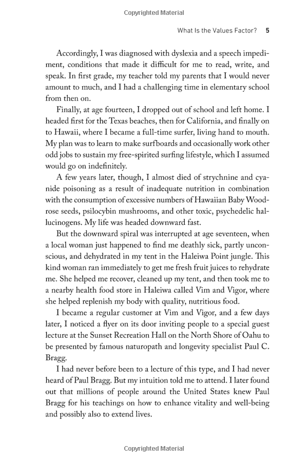 The Values Factor : The Secret to Creating an Inspired and Fulfilling ...