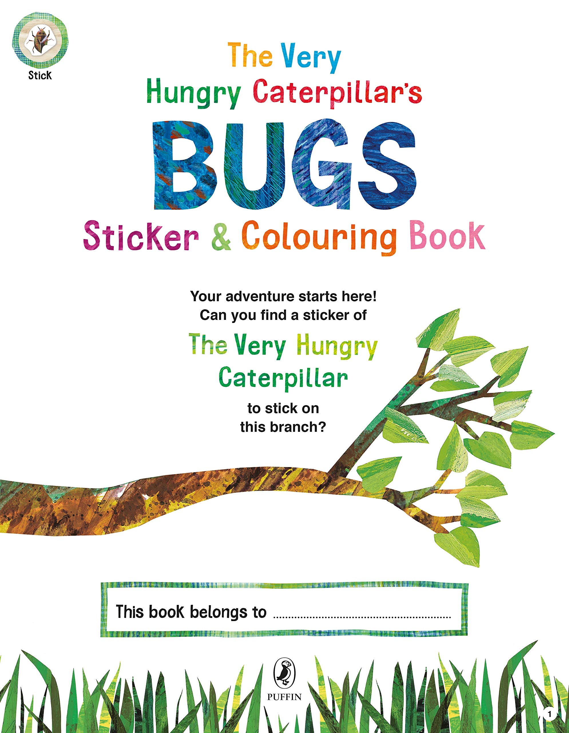 The Very Hungry Caterpillar's Bugs Sticker And Colouring Book