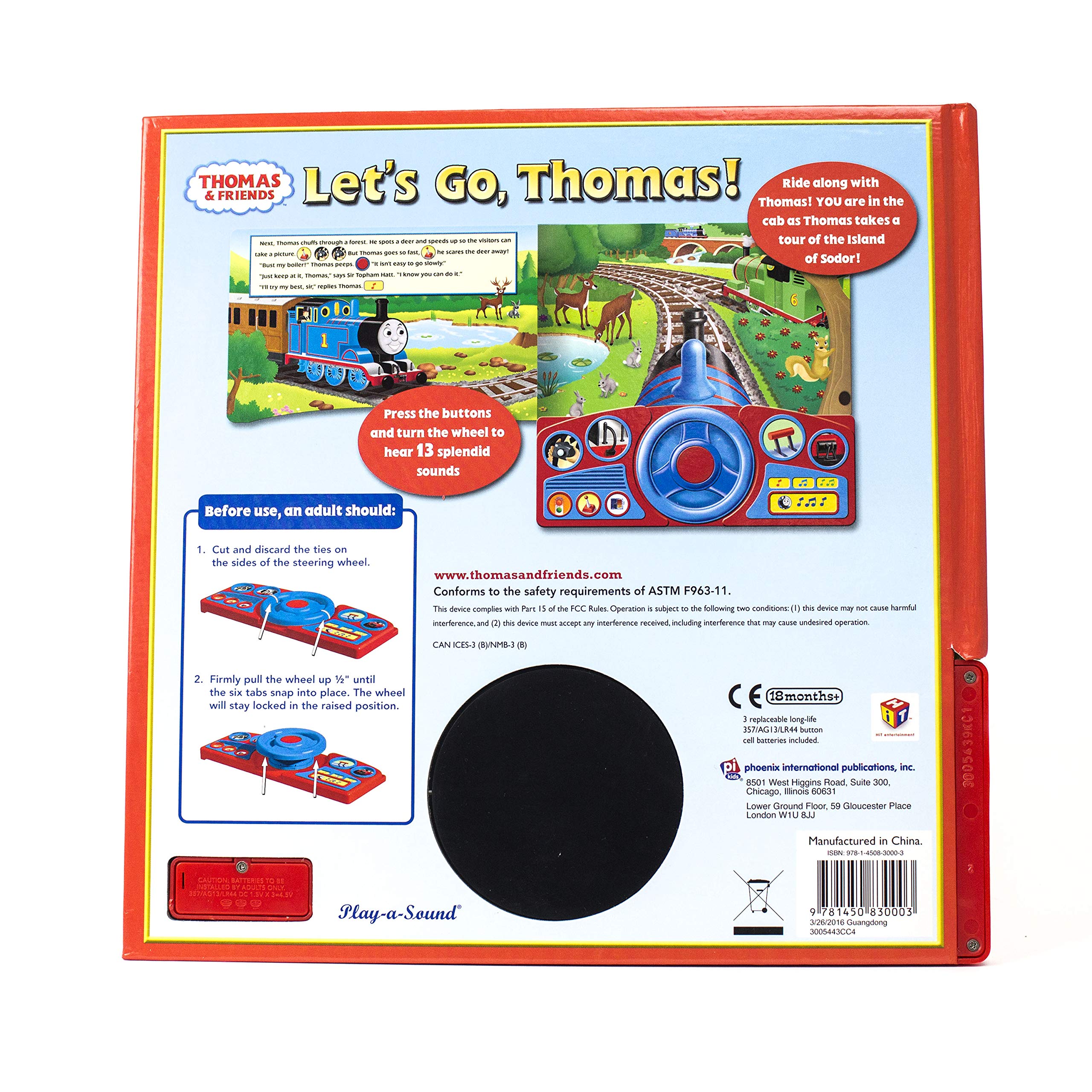 Thomas & Friends - Let's Go Thomas! Interactive Steering Wheel Sound ...