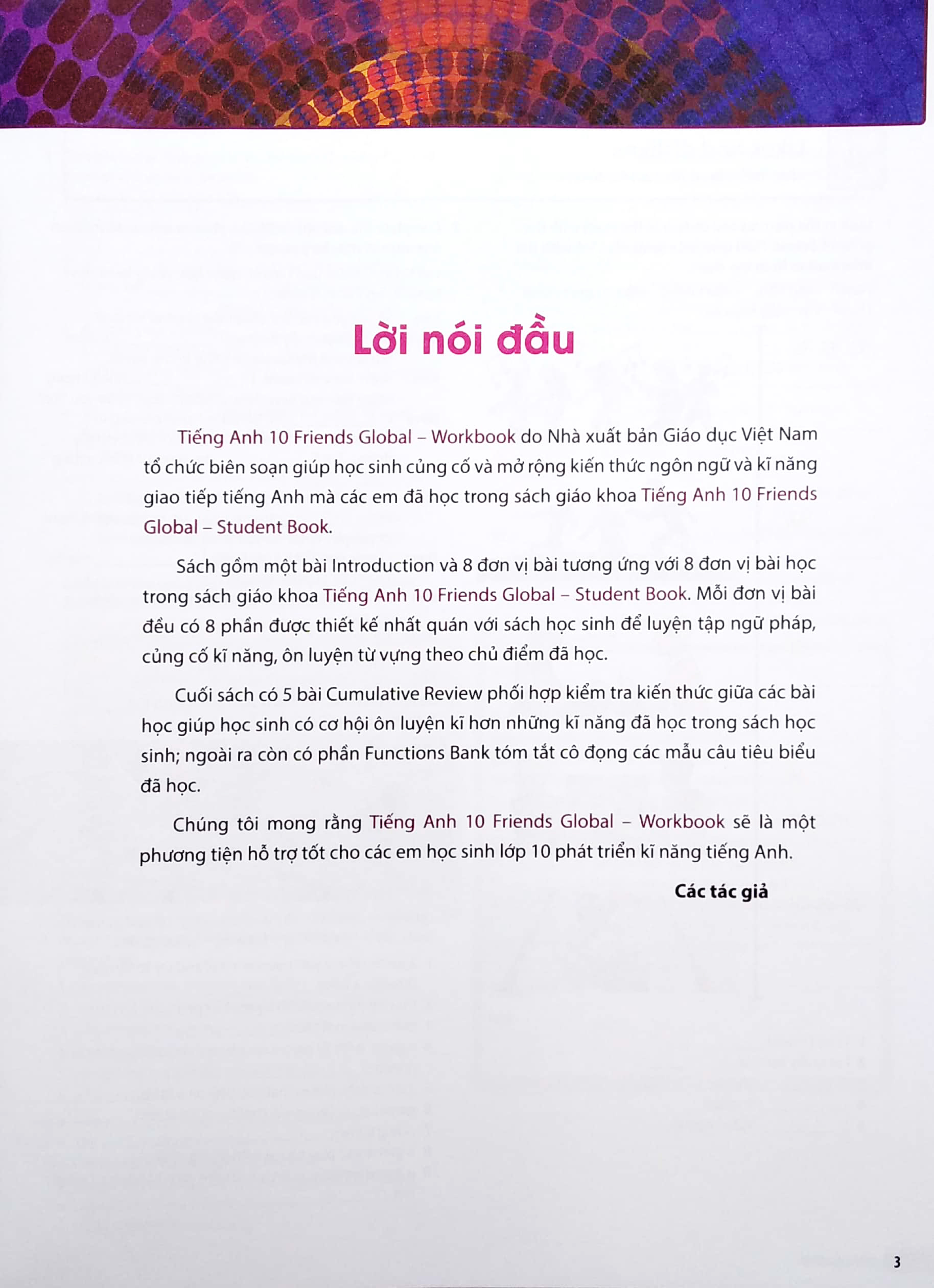 Sách Tiếng Anh 10 Friends Global - Workbook - FAHASA.COM