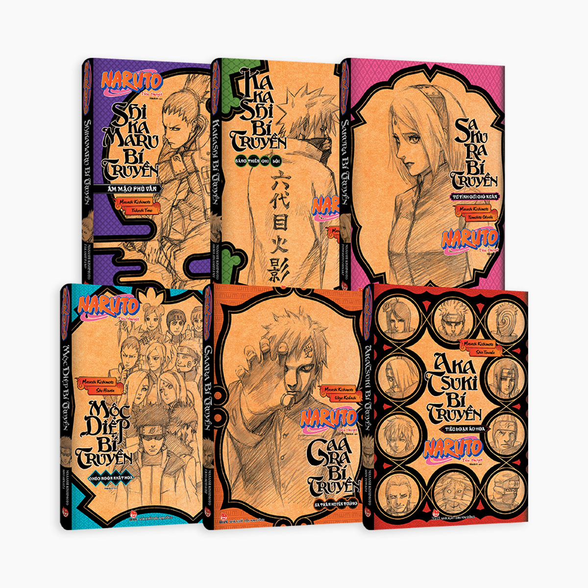 Boxset Tiểu Thuyết Naruto Bí Truyền Bộ 6 Tập PDF - YDS.EDU.VN