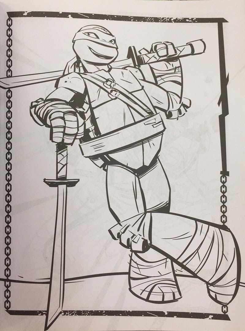 Tmnt Mega Colouring