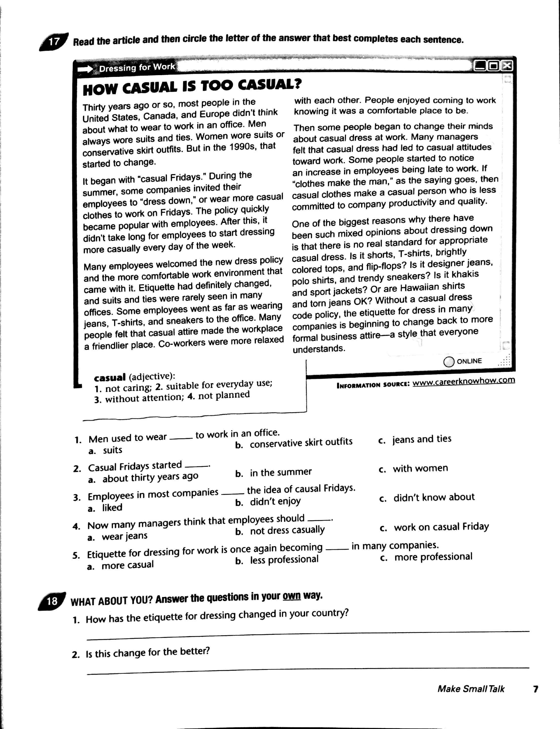 Top Notch Level 3 Workbook