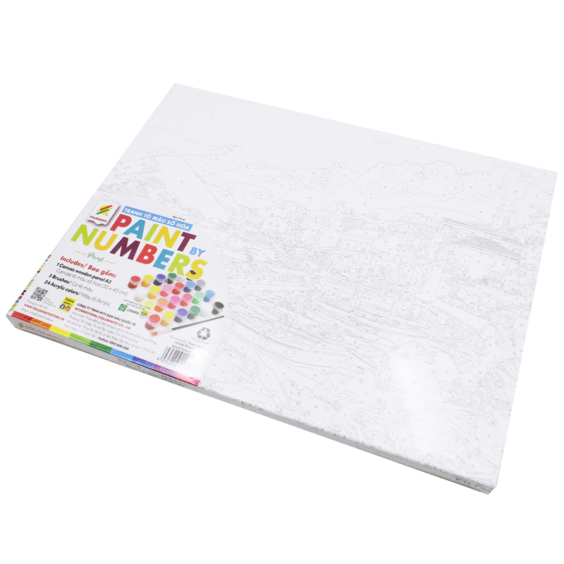 Tranh Tô Màu Số Hóa A3 Paint By Numbers - Colormate PERAST-A3 - FAHASA.COM