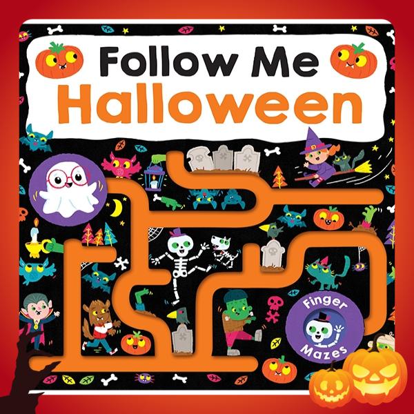 Maze Book: Follow Me Halloween (Finger Mazes)