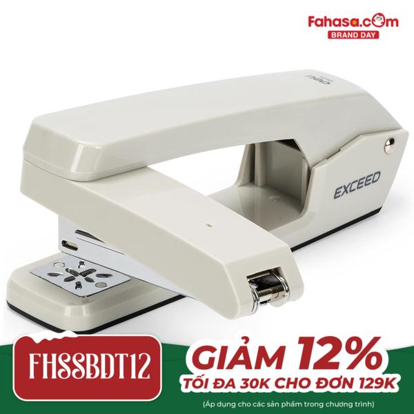 Bấm Ghim Lớn Số 12 Xoay 360° - Deli E0434 - Màu Trắng - FAHASA.COM