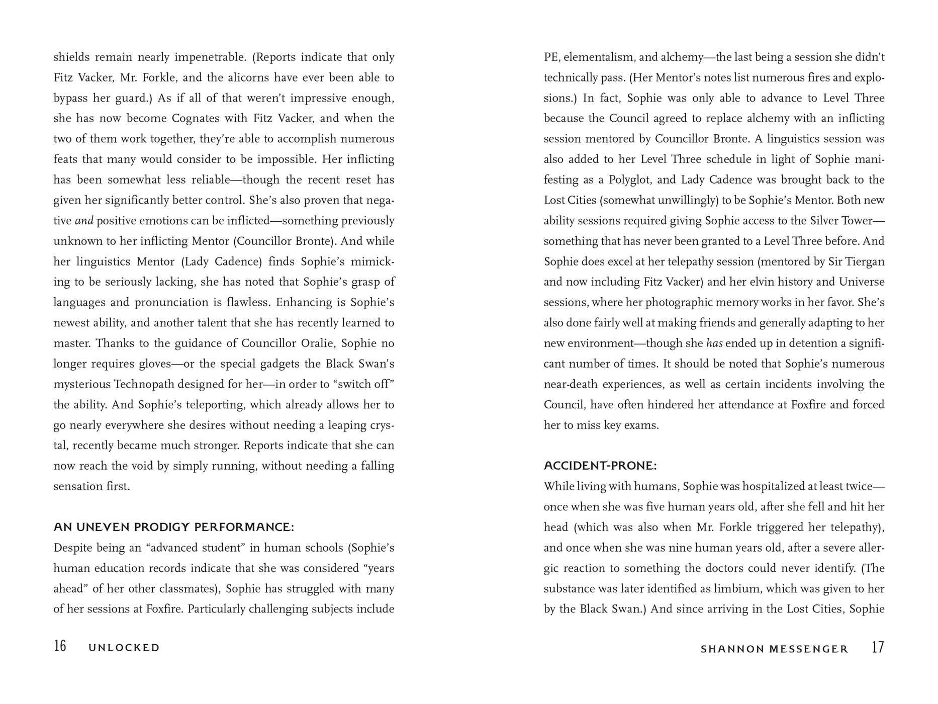 Unlocked Book 8.5 (Keeper Of The Lost Cities) - FAHASA.COM