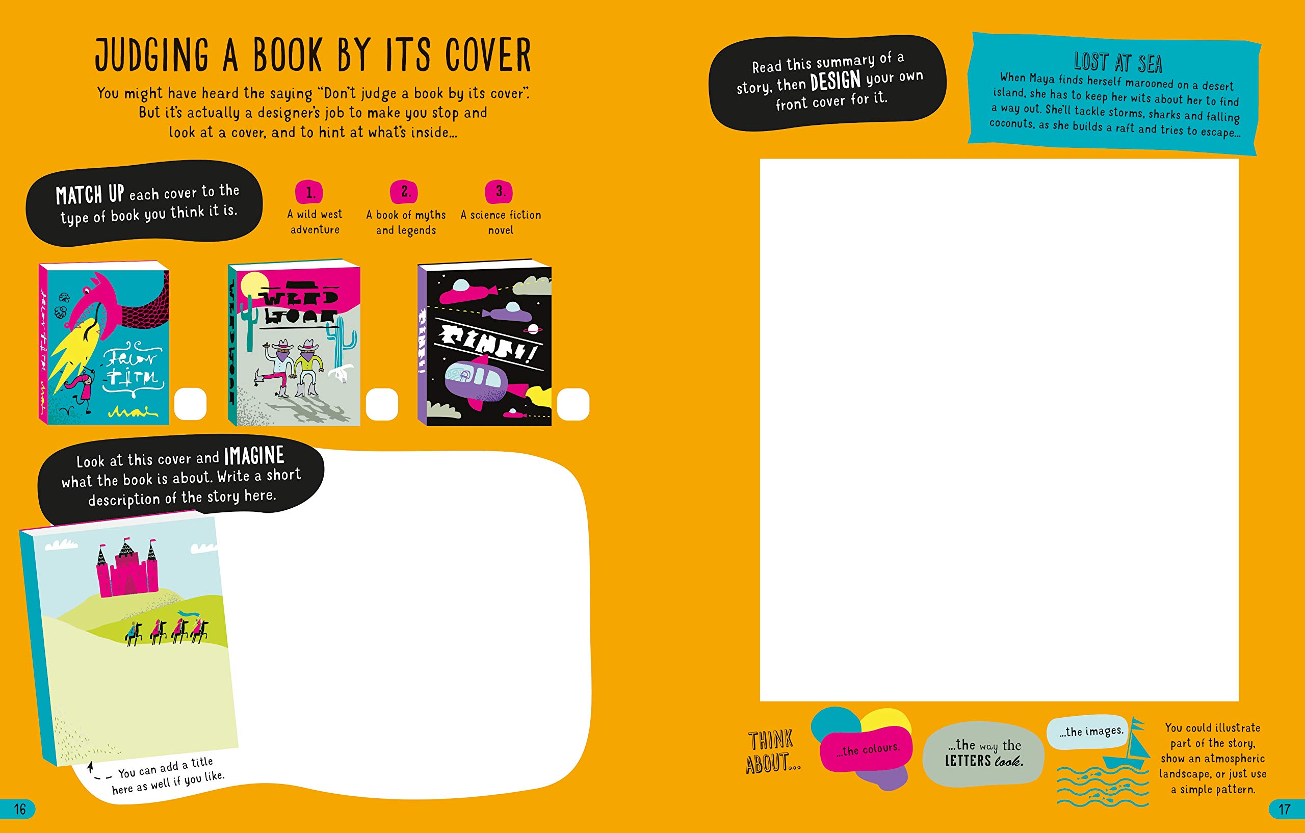 Usborne Design Activity Book - FAHASA.COM