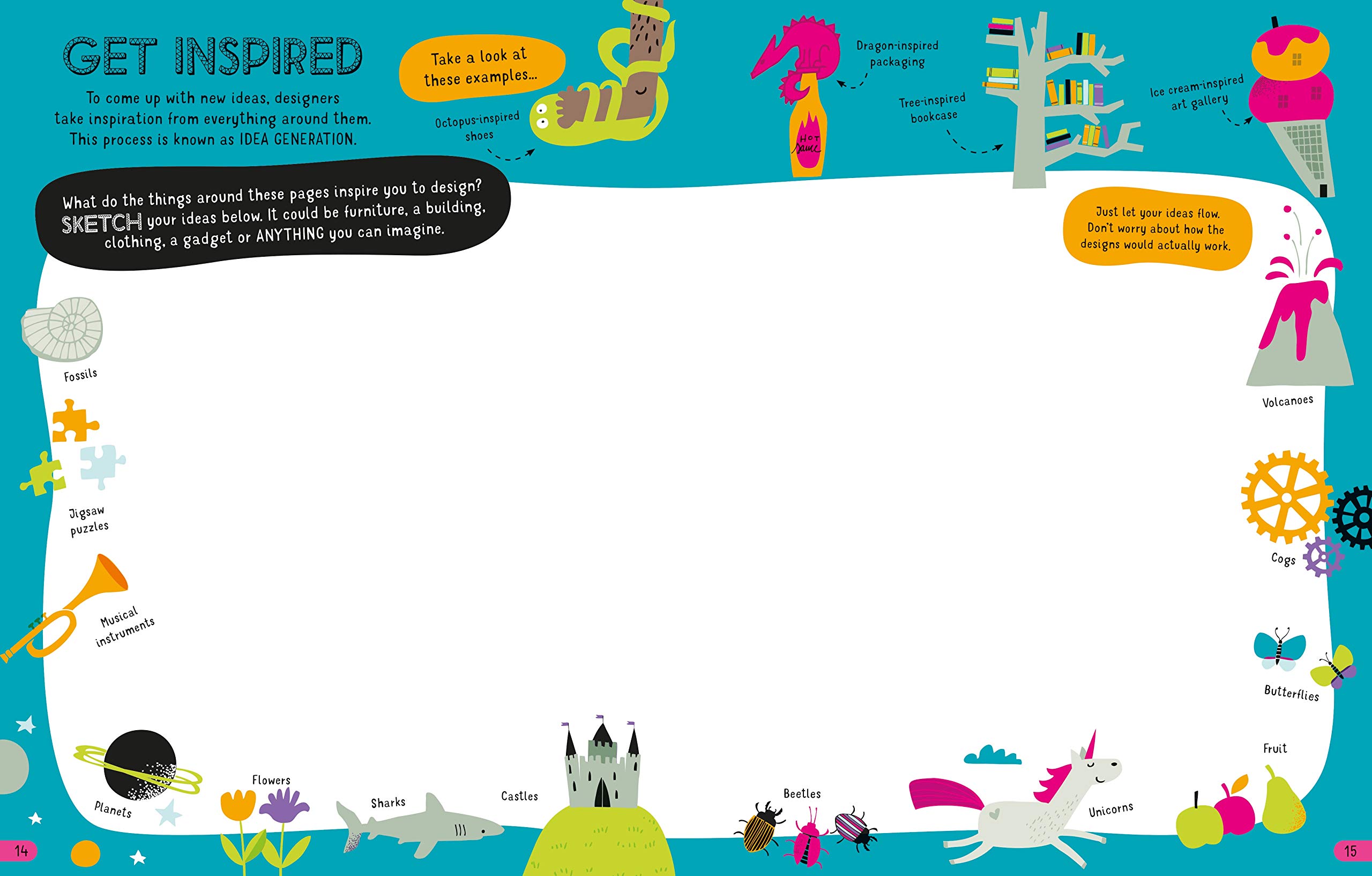 Usborne Design Activity Book - FAHASA.COM