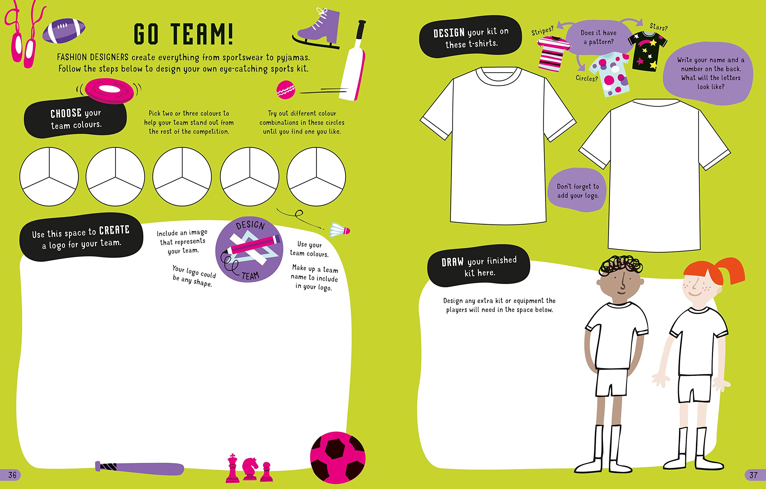 Usborne Design Activity Book - FAHASA.COM