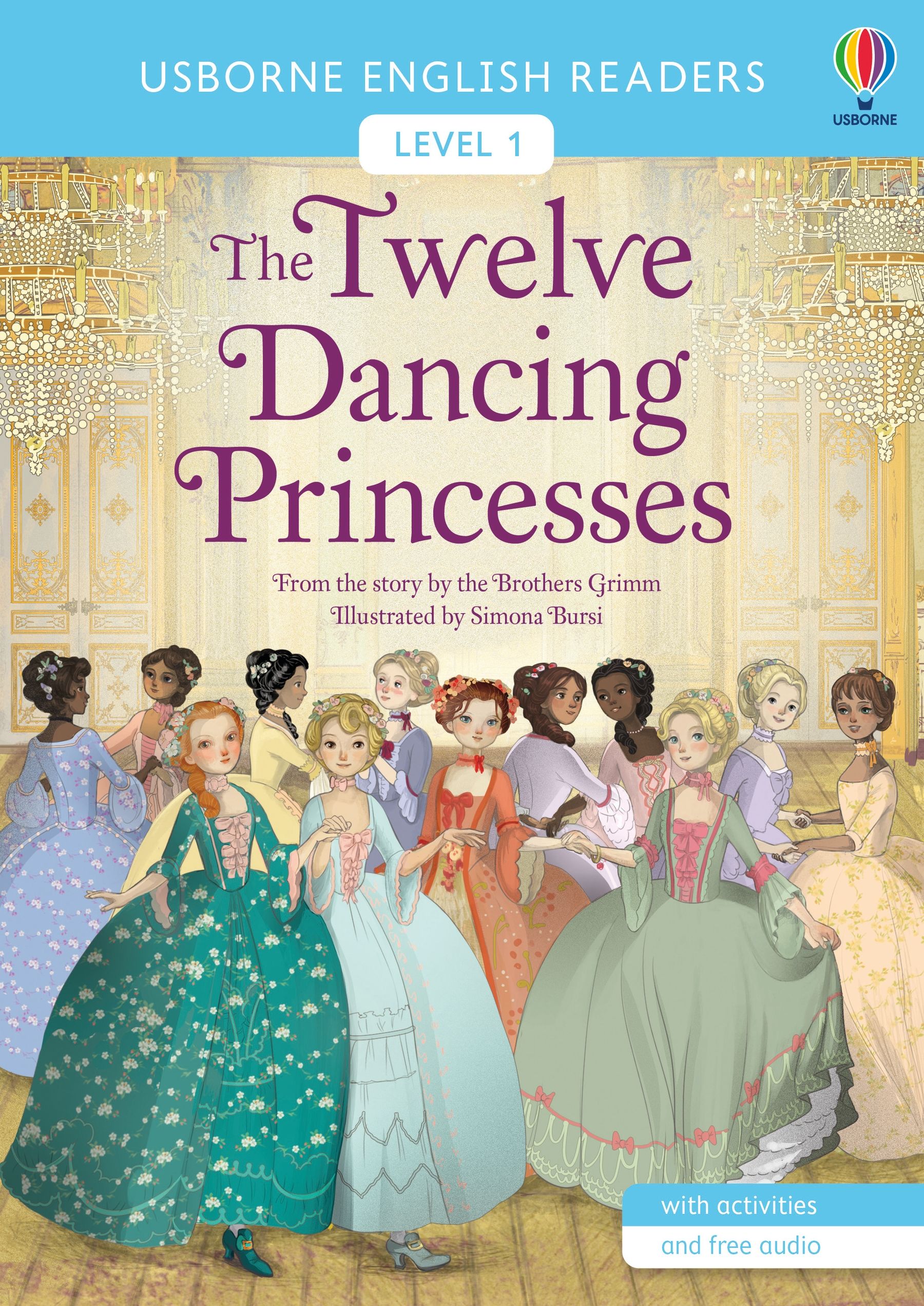 Usborne English Readers Level 1: The Twelve Dancing Princesses - FAHASA.COM