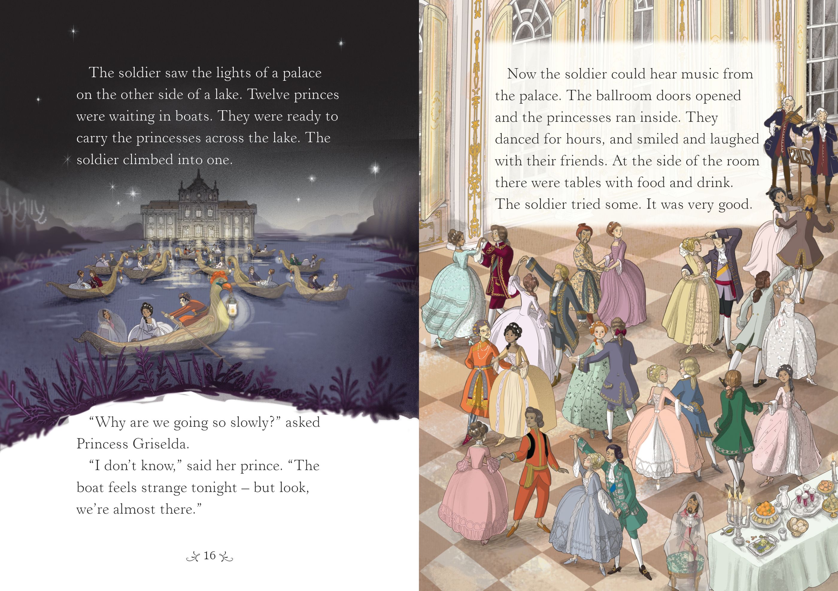 Usborne English Readers Level 1: The Twelve Dancing Princesses - FAHASA.COM