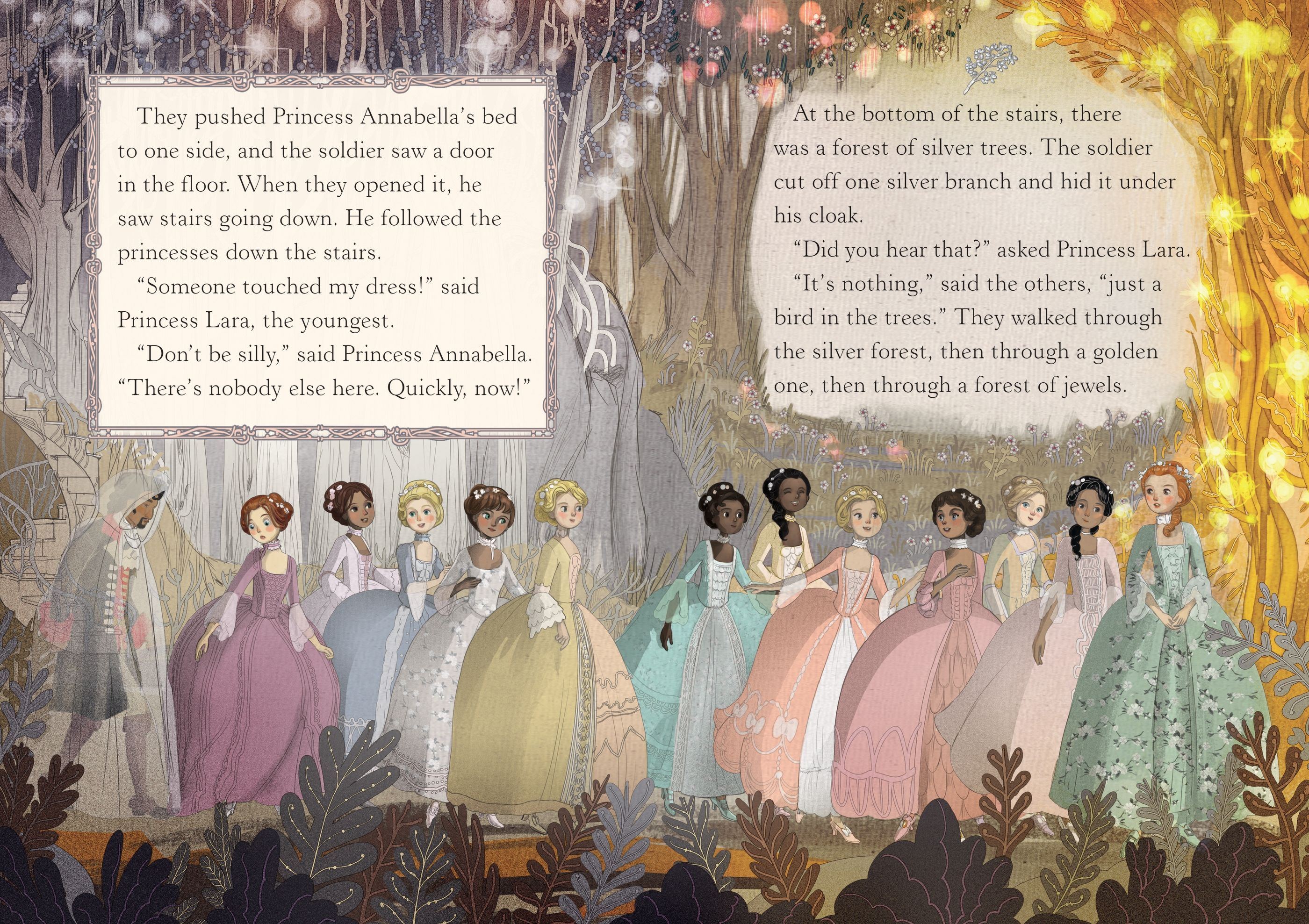 Usborne English Readers Level 1: The Twelve Dancing Princesses - FAHASA.COM