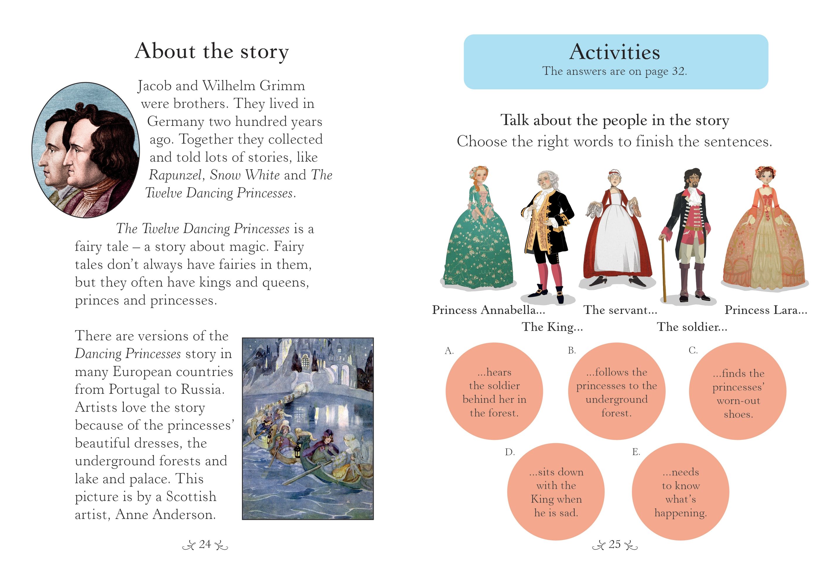 Usborne English Readers Level 1: The Twelve Dancing Princesses - FAHASA.COM